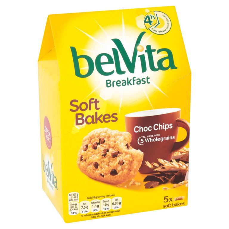 Belvita Breakfast Biscuits Soft Bakes Choc Chip 250g 3 | Britannia.lk