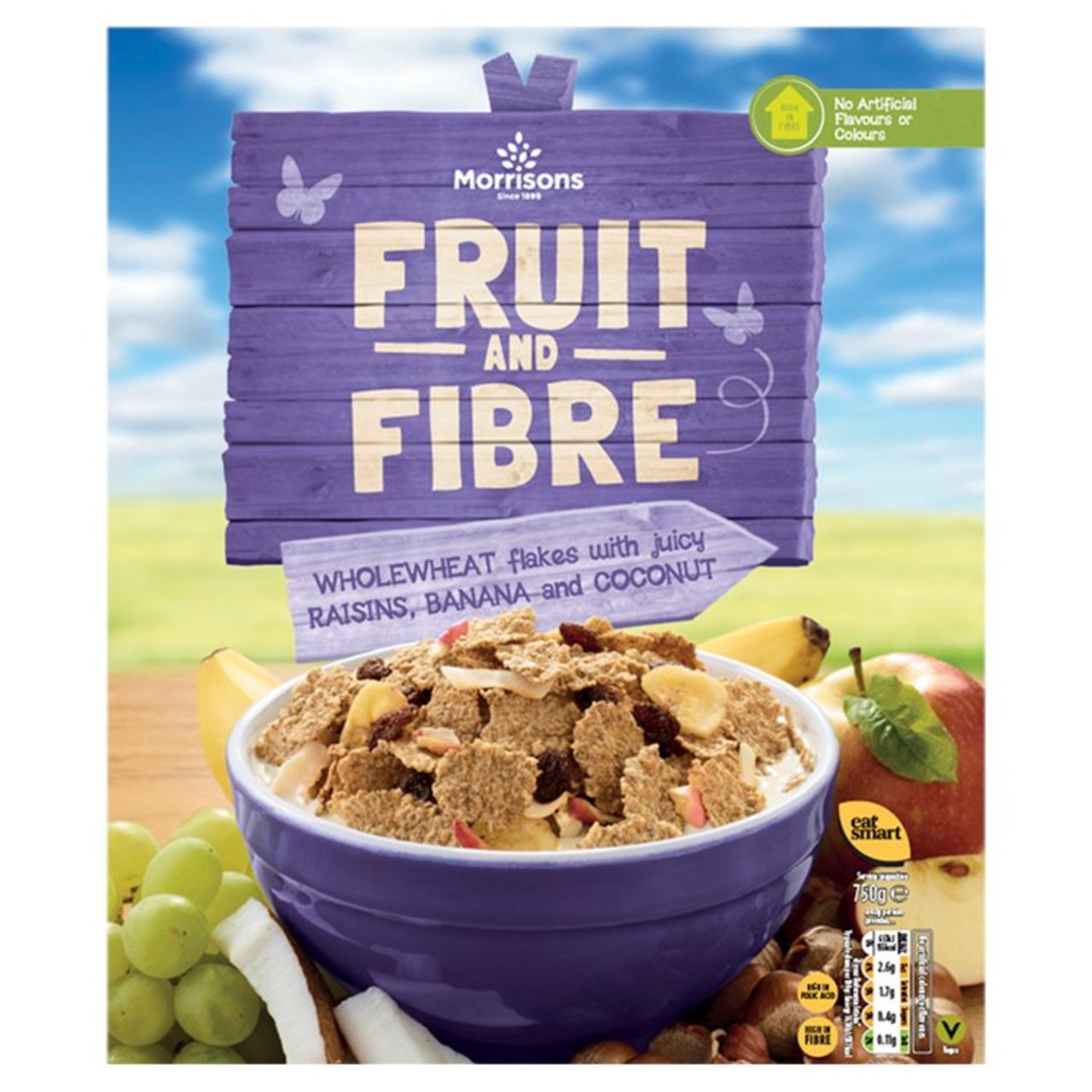 Morrisons Fruit & Fibre 750g | Britannia.lk