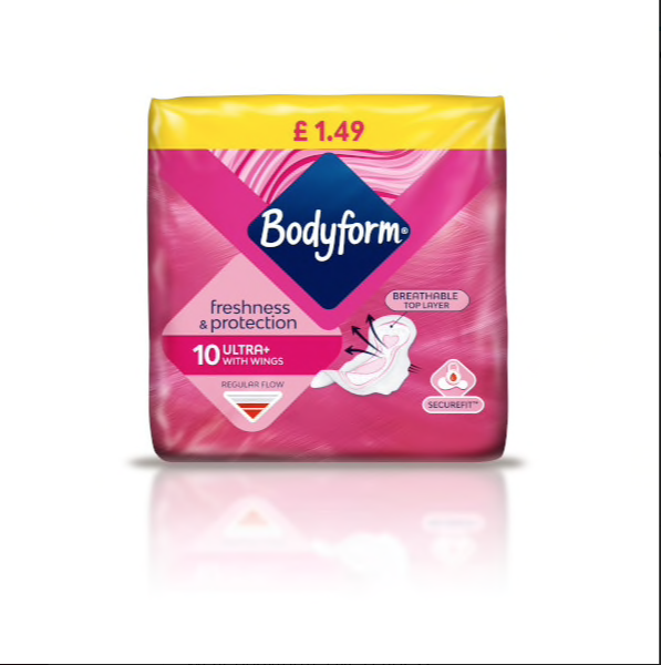 Bodyform Ultra+ with Wings 10s | Britannia.lk