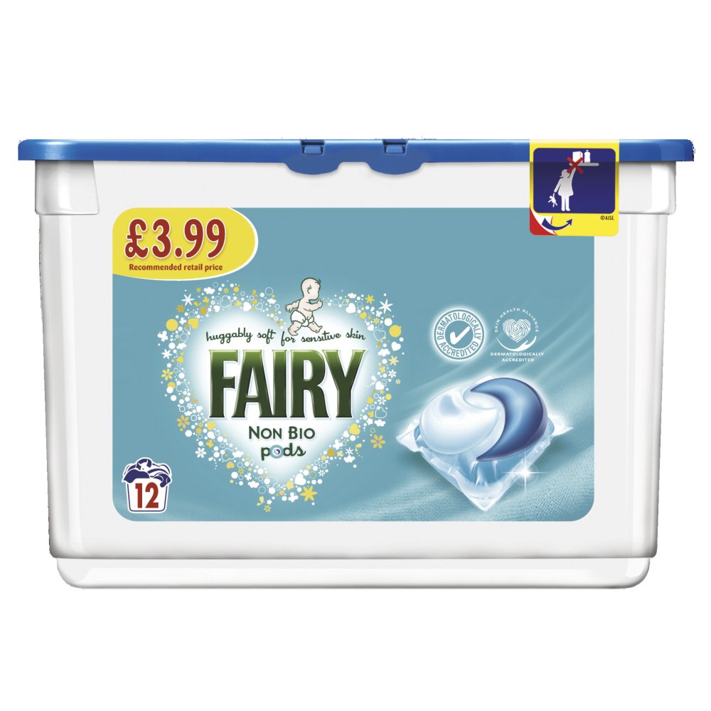 Fairy Non Bio Pods Washing Liquid Capsules 12 Washes | Britannia.lk