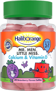 Haliborange for Kids 3-7 Mr. Men Little Miss Calcium & Vitamin D – 30 ...