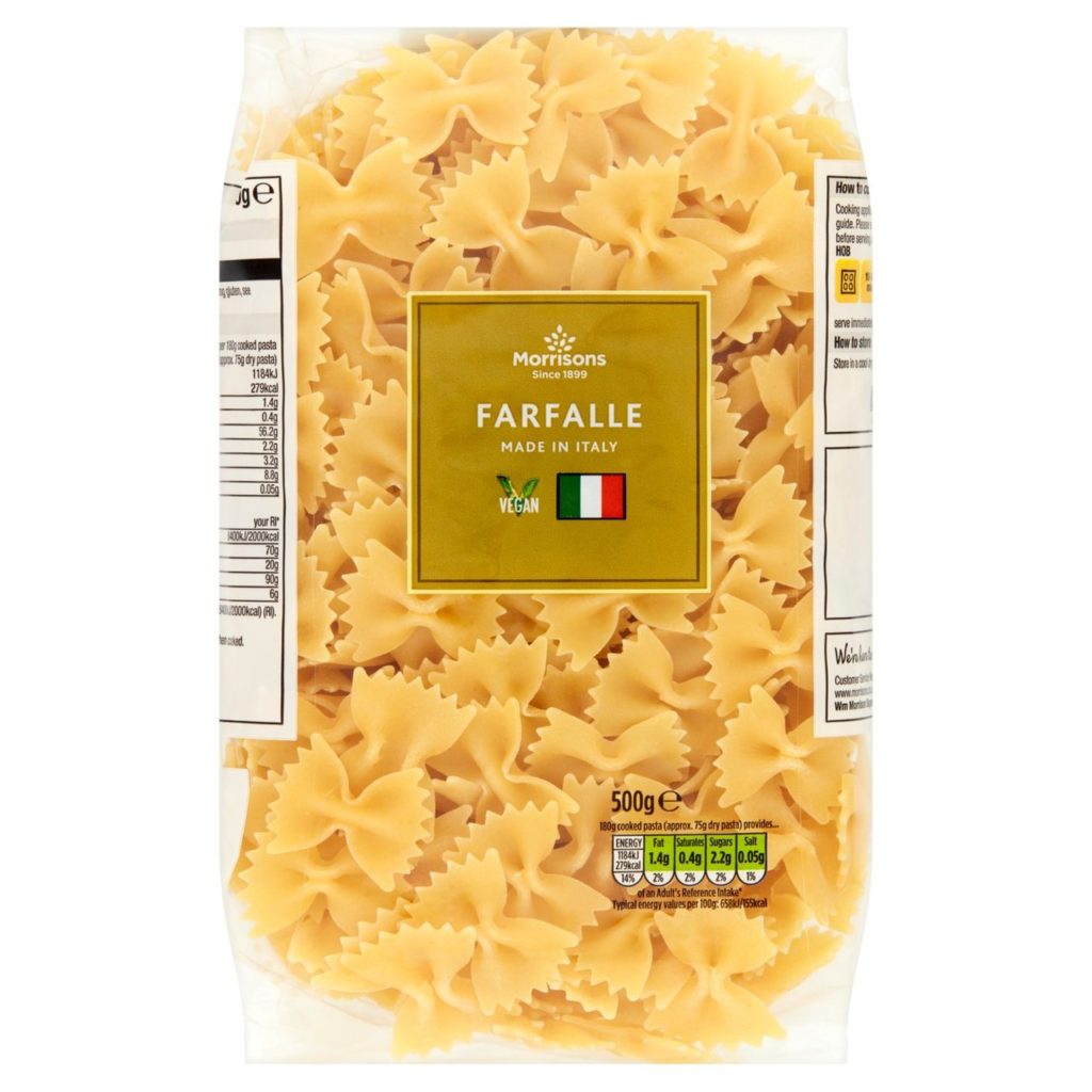 Morrisons Farfalle Pasta 500g | Britannia.lk