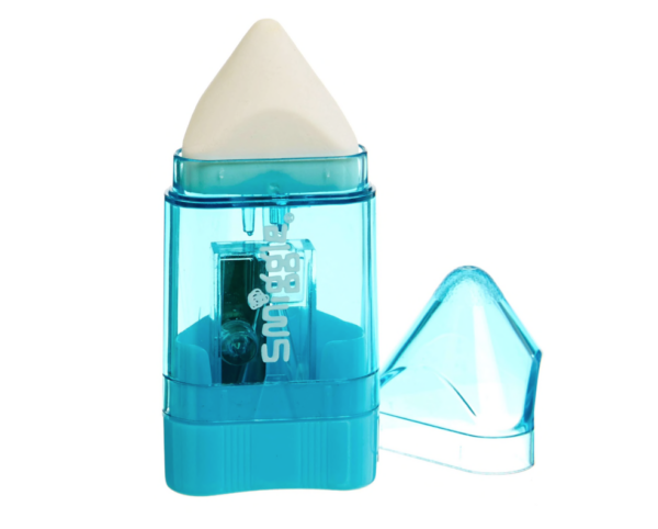 Smiggle Pencil Sharpener Eraser 2 In 1 Blue | Britannia.lk