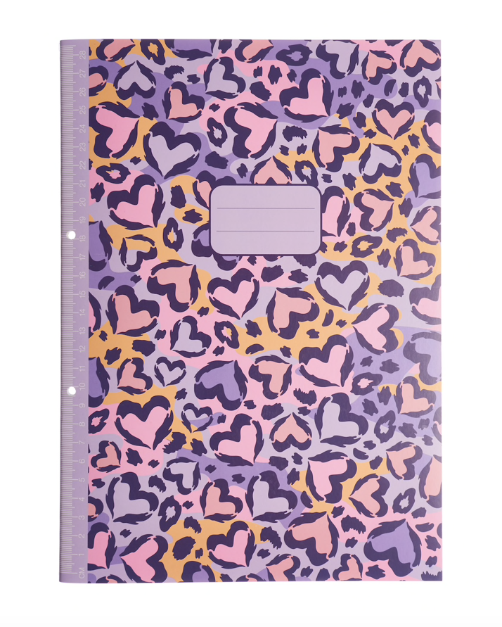 Smiggle Seek A4 Lined Exercise Book Purple | Britannia.lk
