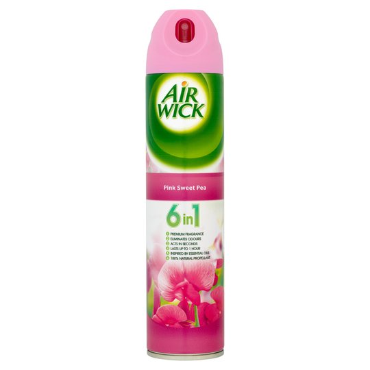 Airwick Aerosol 240ml Pink Sweet Pea | Britannia.lk