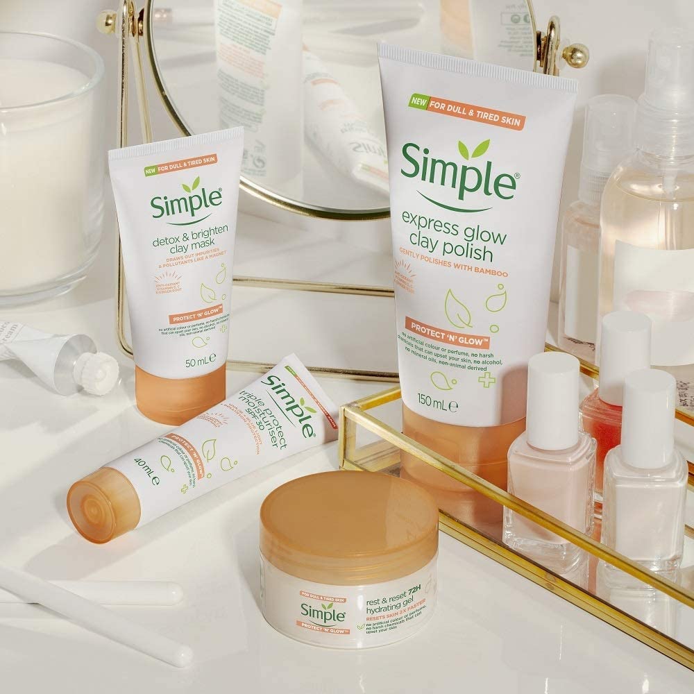 Simple Protect ‘N’ Glow Detox & Brighten Clay Mask 4 | Britannia.lk