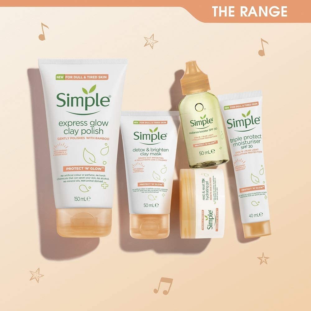 Simple Protect ‘N’ Glow Detox & Brighten Clay Mask 44 | Britannia.lk