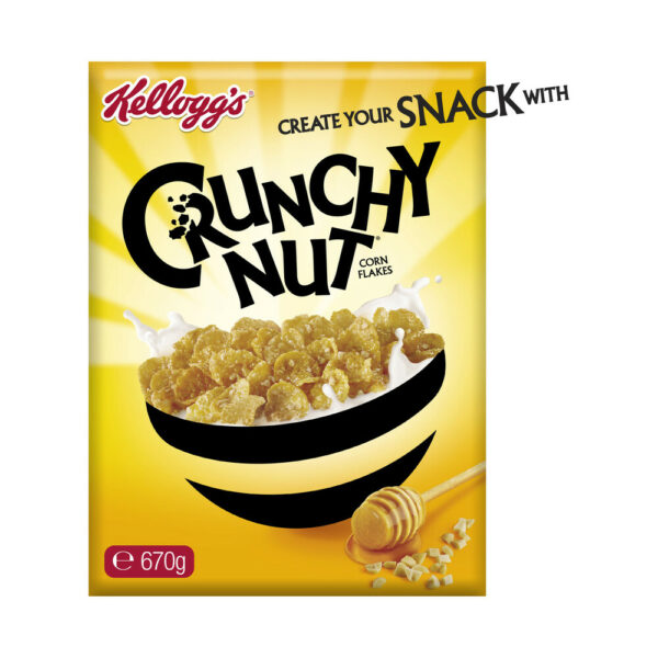 Kellogg’s Crunchy Nut Corn Flakes Breakfast Cereal 500g | Britannia.lk