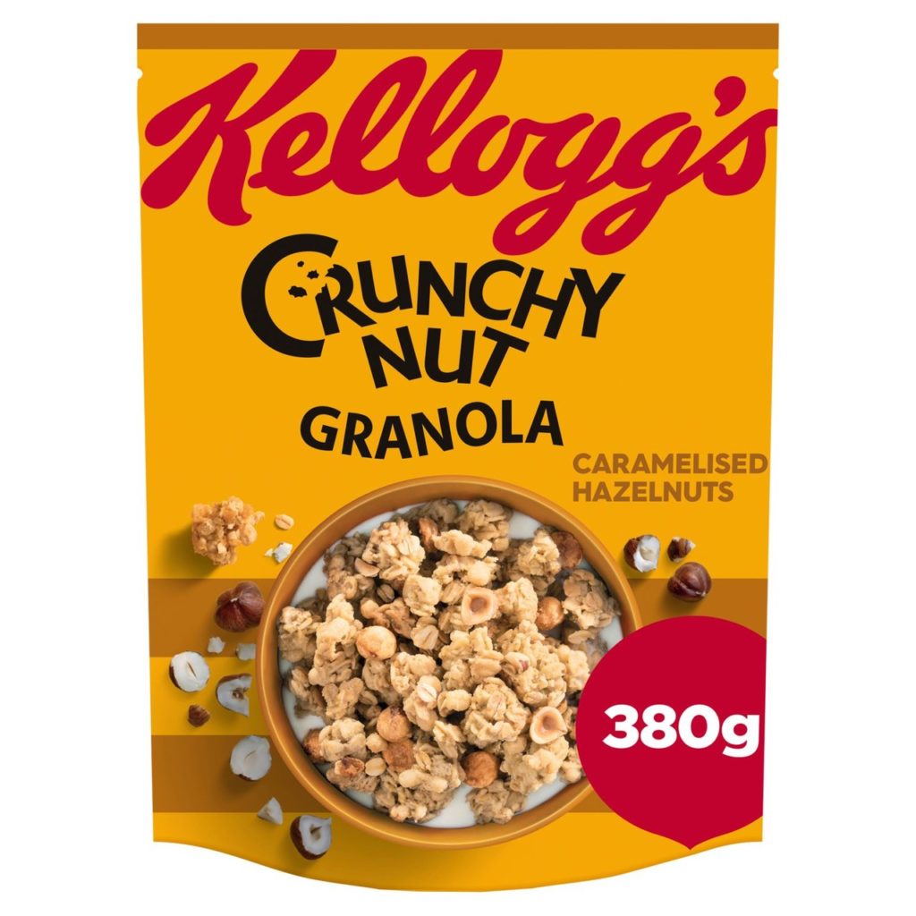 Kellogg’s Crunchy Nut Oat Granola Caramelised Nuts 380g | Britannia.lk