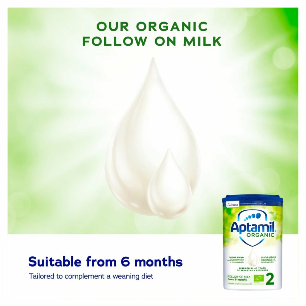 Aptamil Organic 2 Follow On Baby Milk Formula 800g 6 | Britannia.lk