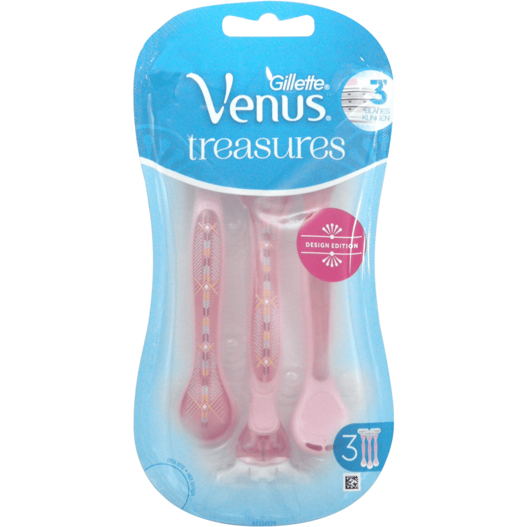 Gillette Venus Treasures Razors 3pk | Britannia.lk