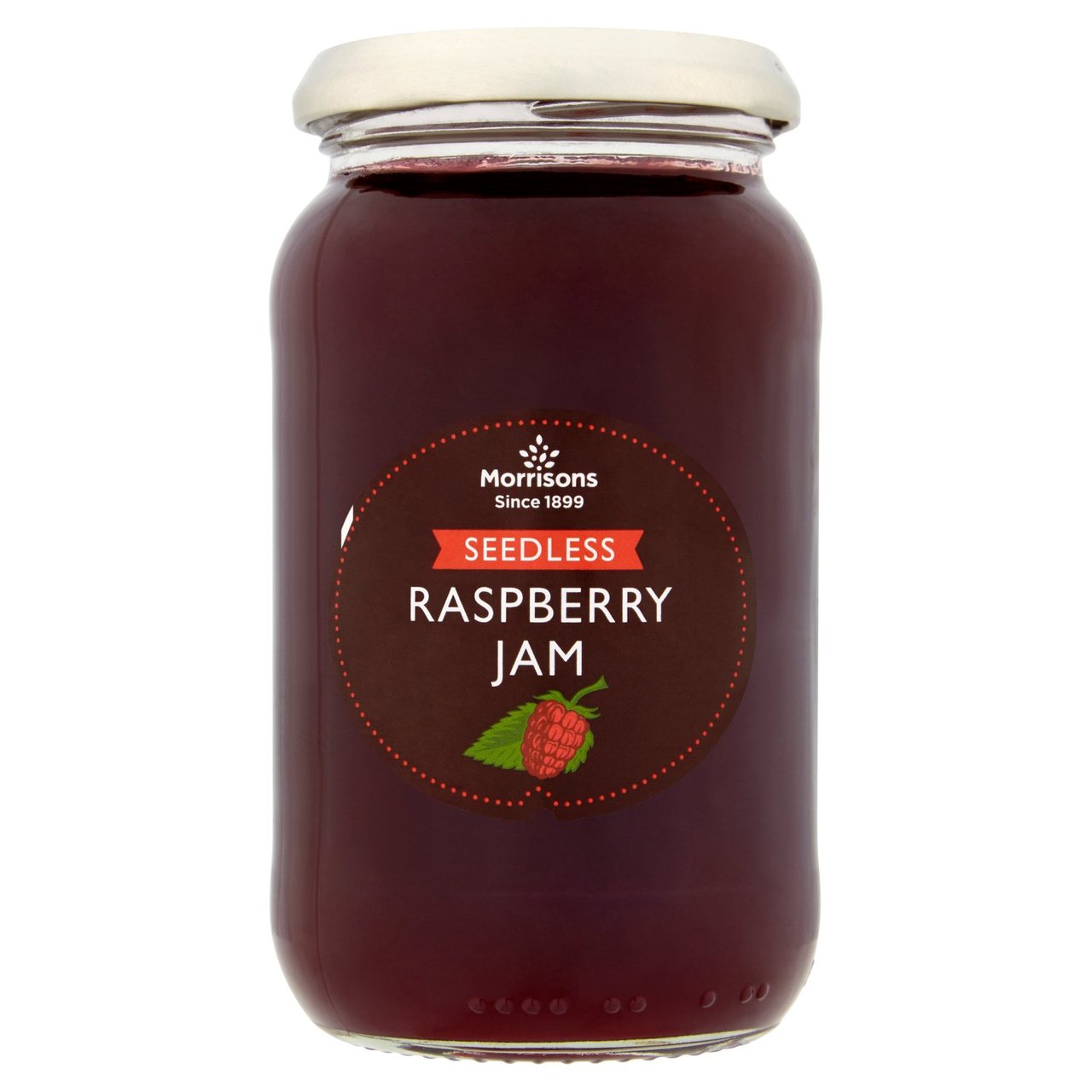 Morrisons Seedless Raspberry Jam 454g | Britannia.lk