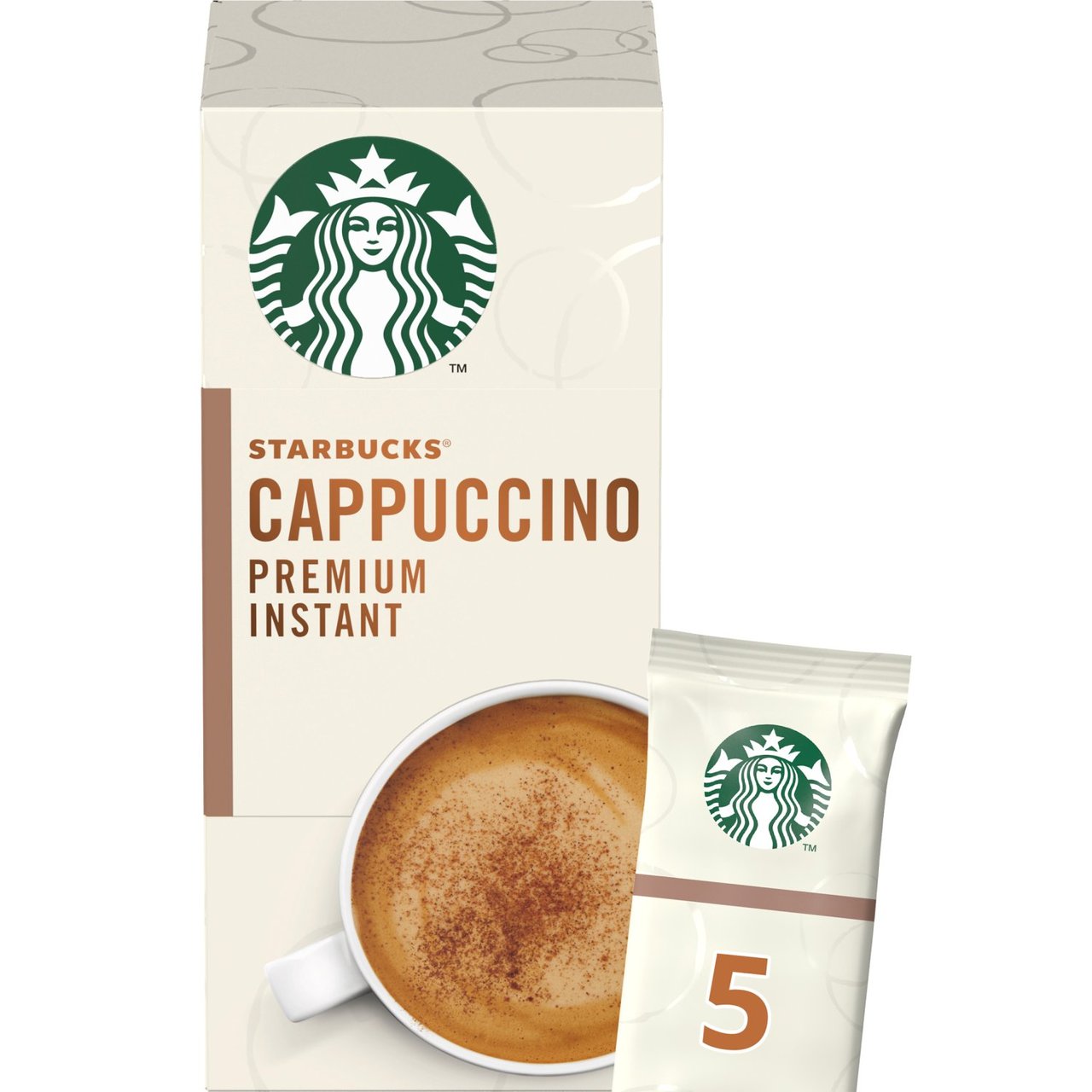 Starbucks Cappuccino Premium Instant Coffee Sachets 5 Pack | Britannia.lk