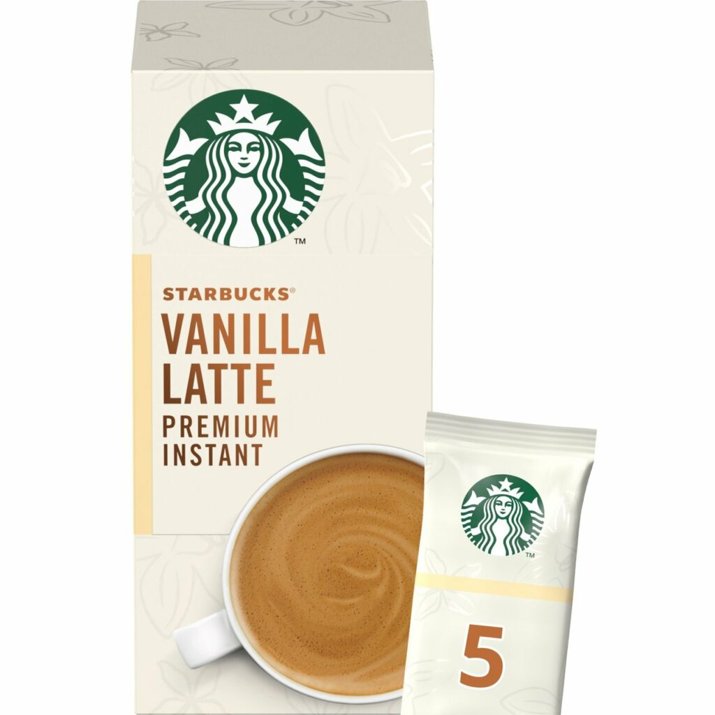 Starbucks Vanilla Latte Premium Instant Coffee Sachets 5 Pack 1 ...