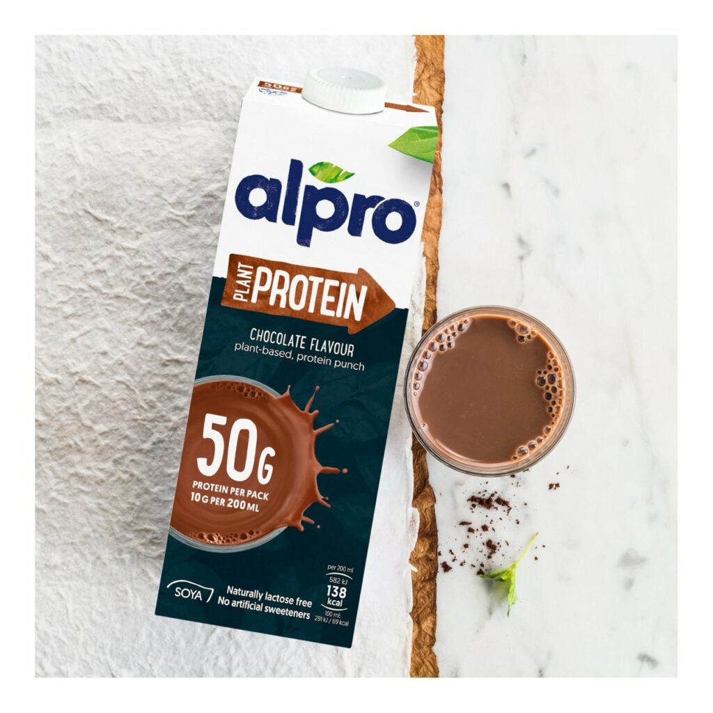 Alpro Soya High Protein Chocolate Long Life Drink 1L4 | Britannia.lk