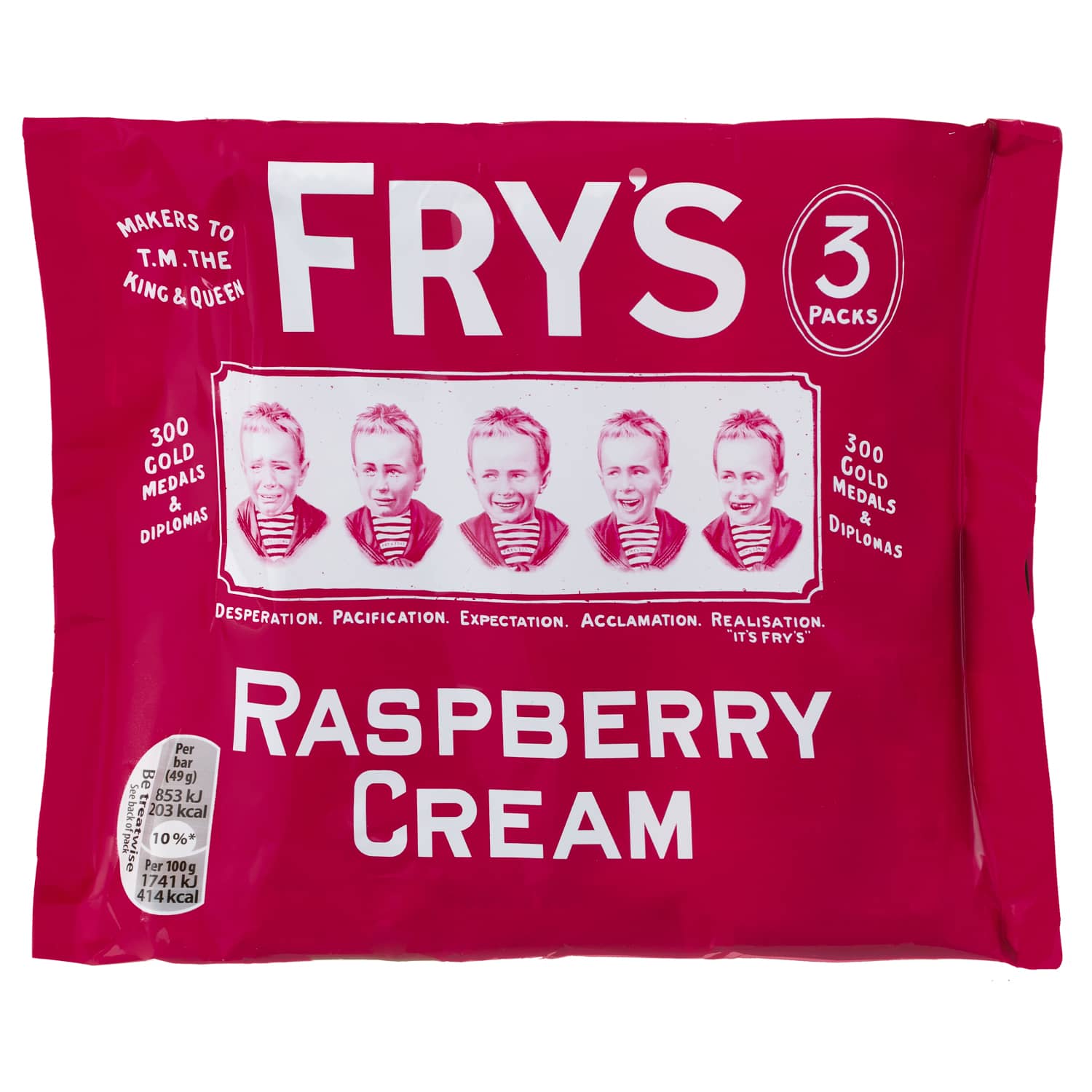 Fry’s Raspberry Cream 3pk | Britannia.lk