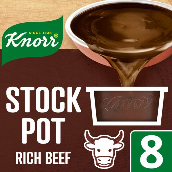 Knorr Rich Beef Stock Pot 4 x 28g | Britannia.lk
