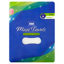 ASDA Protect Day Maxi Sanitary Towels | Britannia.lk