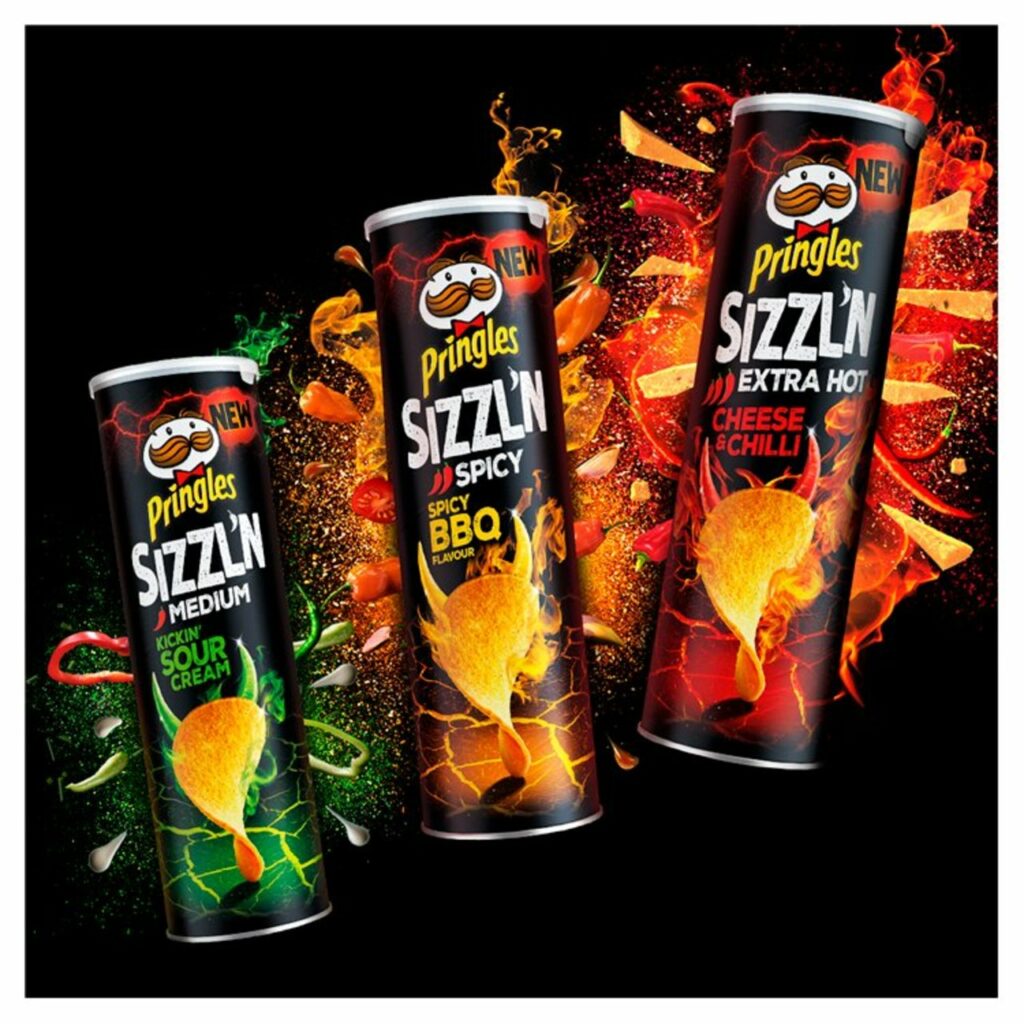 Pringles Sizzl’n Cheese & Chilli 180g | Britannia.lk