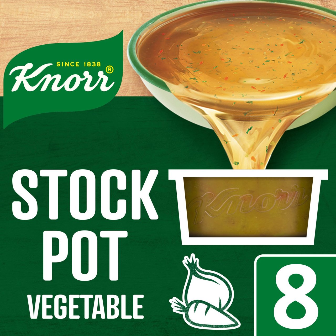Knorr Vegetable Stock Pot 8 X 28g Britannia lk knorr-vegetable-stock-pot-8-x-28g-britannia-lk
