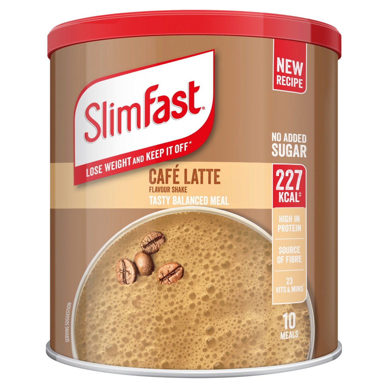 SlimFast Cafe Latte Flavour Powder 365g | Britannia.lk