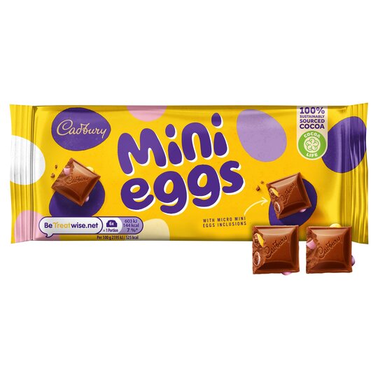 Cadbury Mini Eggs Bar 110G | Britannia.lk
