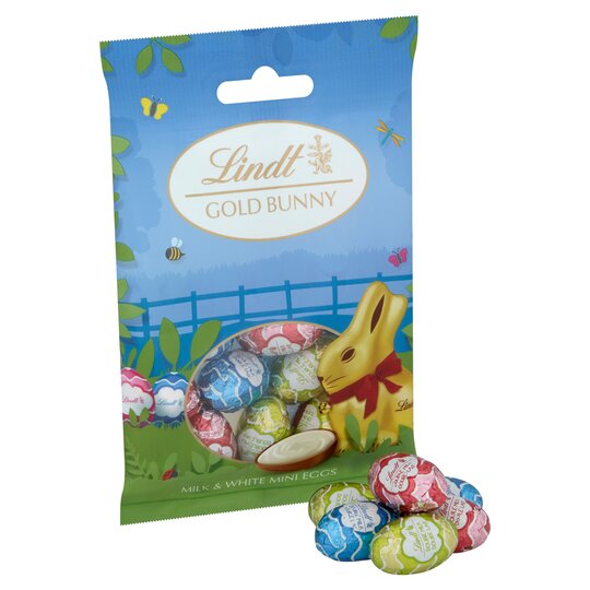 Lindt Mini Eggs Milk Chocolate With Creamy Filling 80g B Britannia Lk