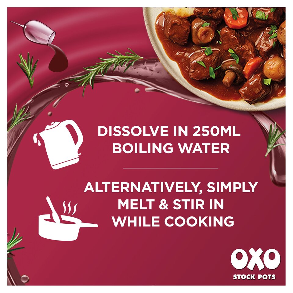 Oxo Stock Pots Red Wine 4 X 20G bbbbb | Britannia.lk