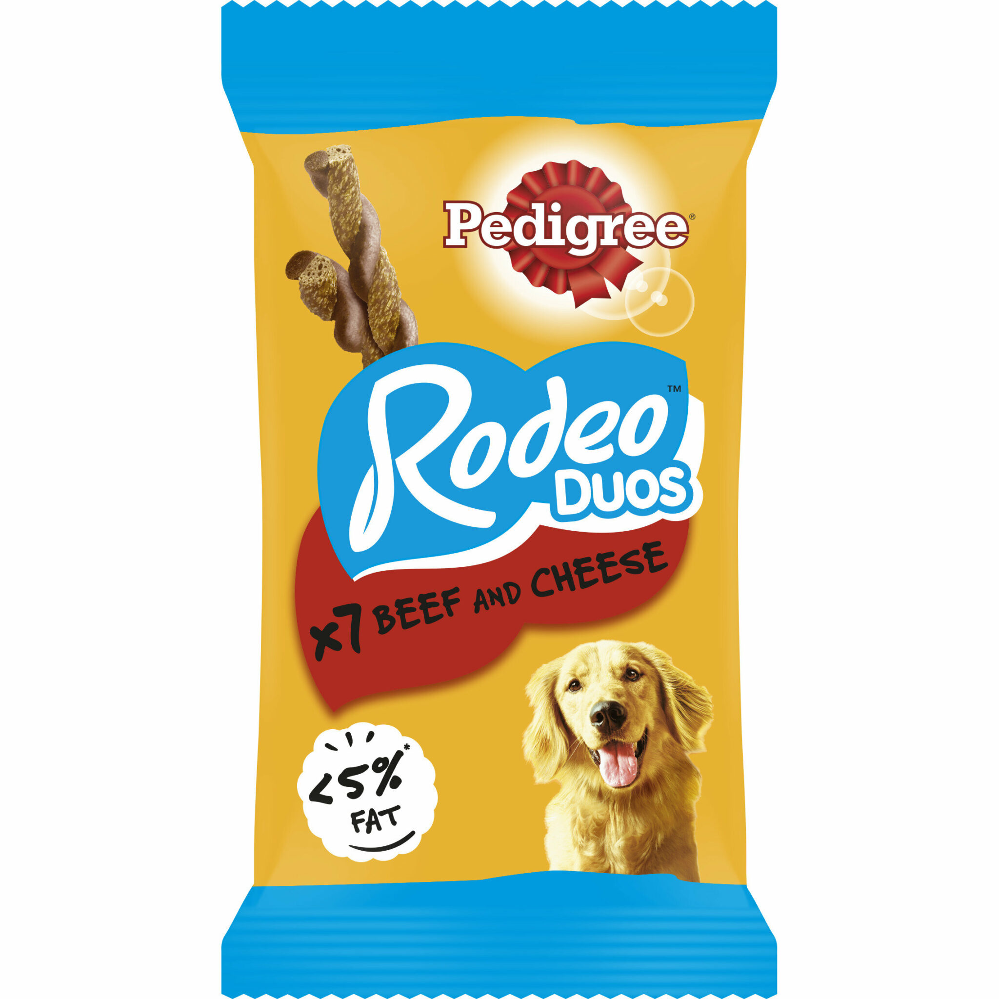 Pedigree Rodeo Duos Adult Dog Treats Beef & Cheese 7 Stick 123g ...